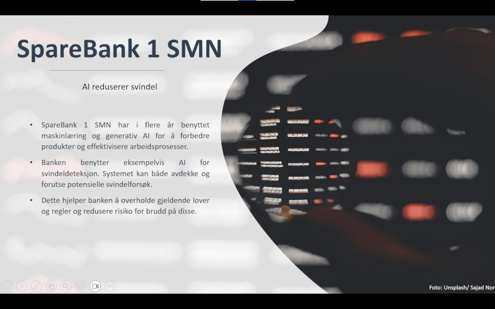For SpareBank 1 SMN kan kunstig intelligens effektivisere enkelte ...