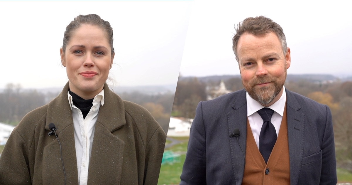 Anne Rokkan og Torbjørn Røe Isaksen leder NHOs årskonferanse 2023