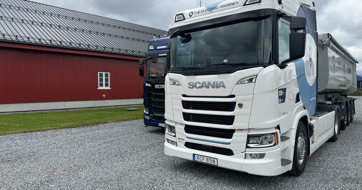 GLP på Scanias BEV-show på Kløfta