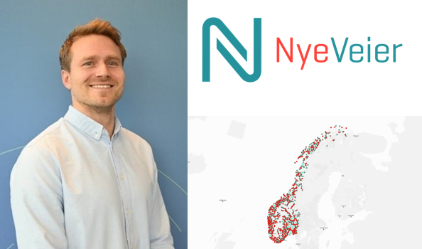 Kart over fossilfrie energistasjoner